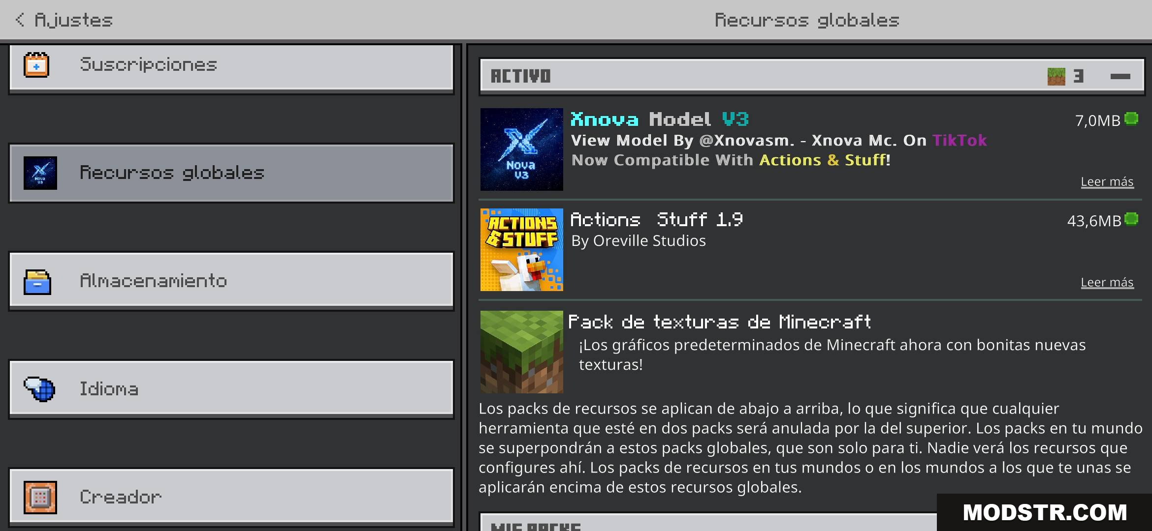 Xnova Model Texture Pack (26.x, 1.21) – Smaller First-person Hands and ...